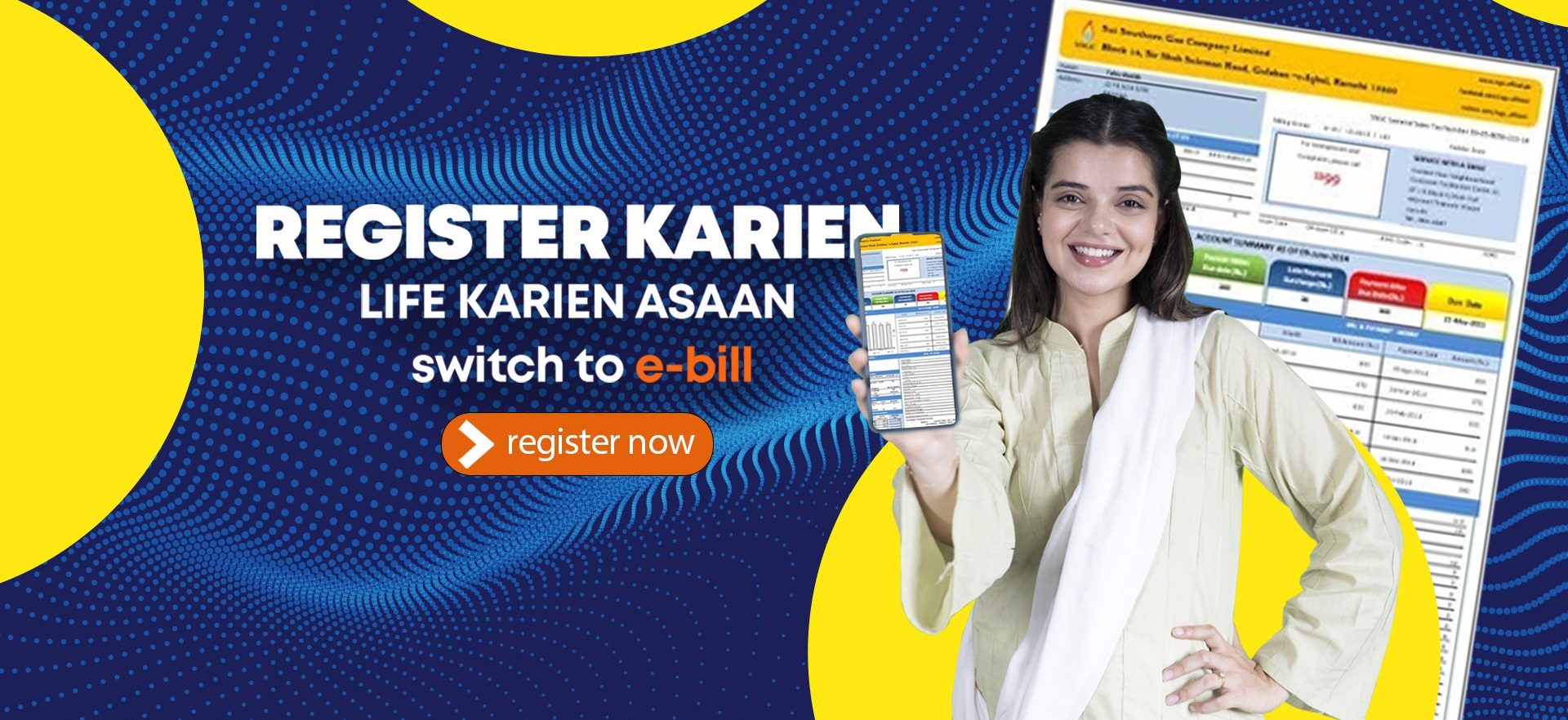 Register for SSGC E-Bill Online - ssgc.org.pk